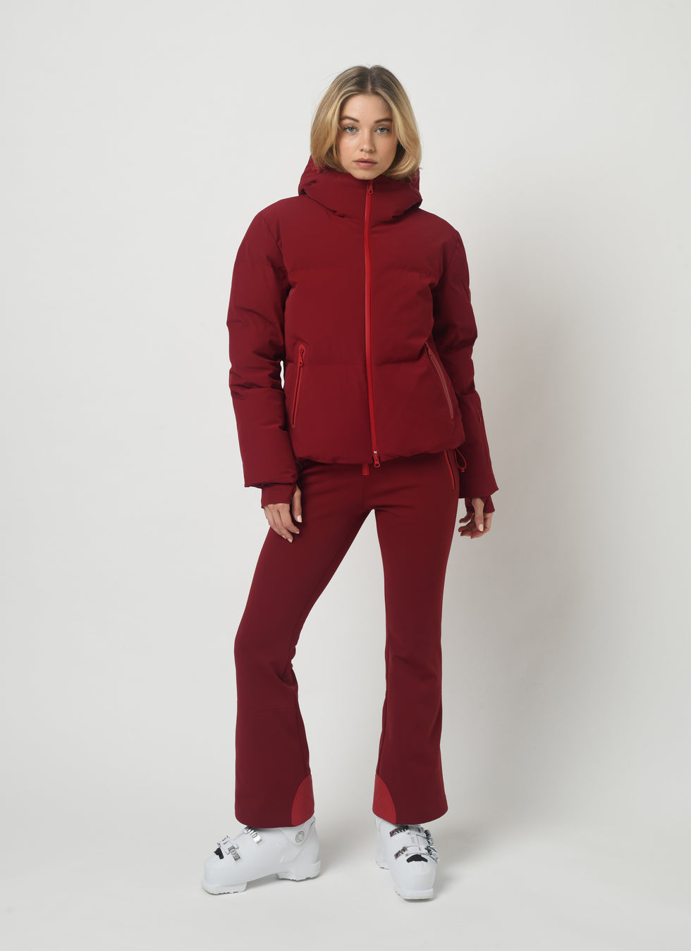 Poppy Ski Jacket in Ruby – JORDE
